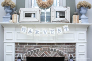 Harvest Banner Free Printable- Cute Fall Decor DIY