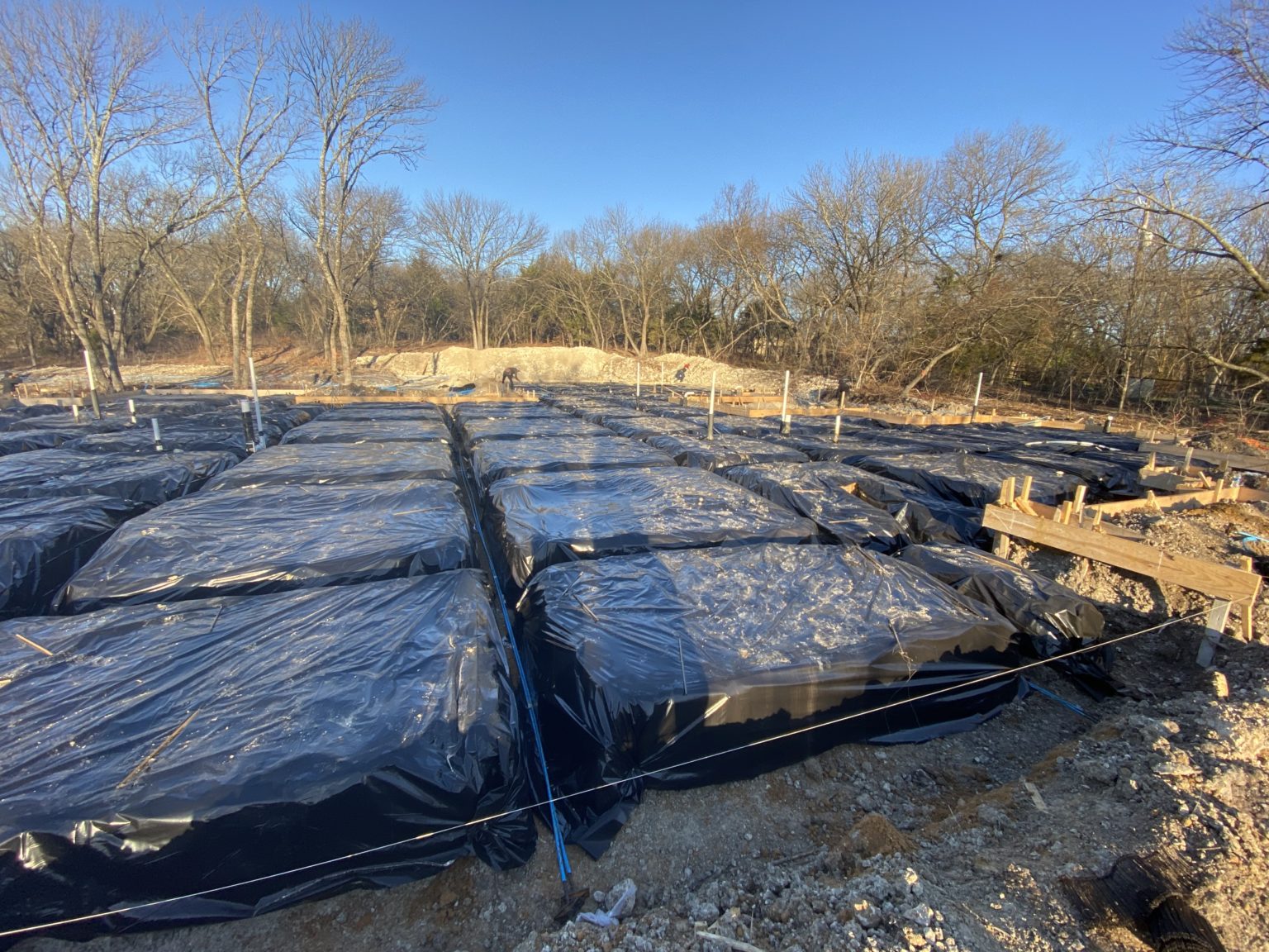 NEW HOUSE UPDATE: FORM BOARDS, PLUMBING & FOUNDATION